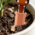 4 Pack Terracotta Vacation Waterer, Bottle Watering Stakes Slow Release ...