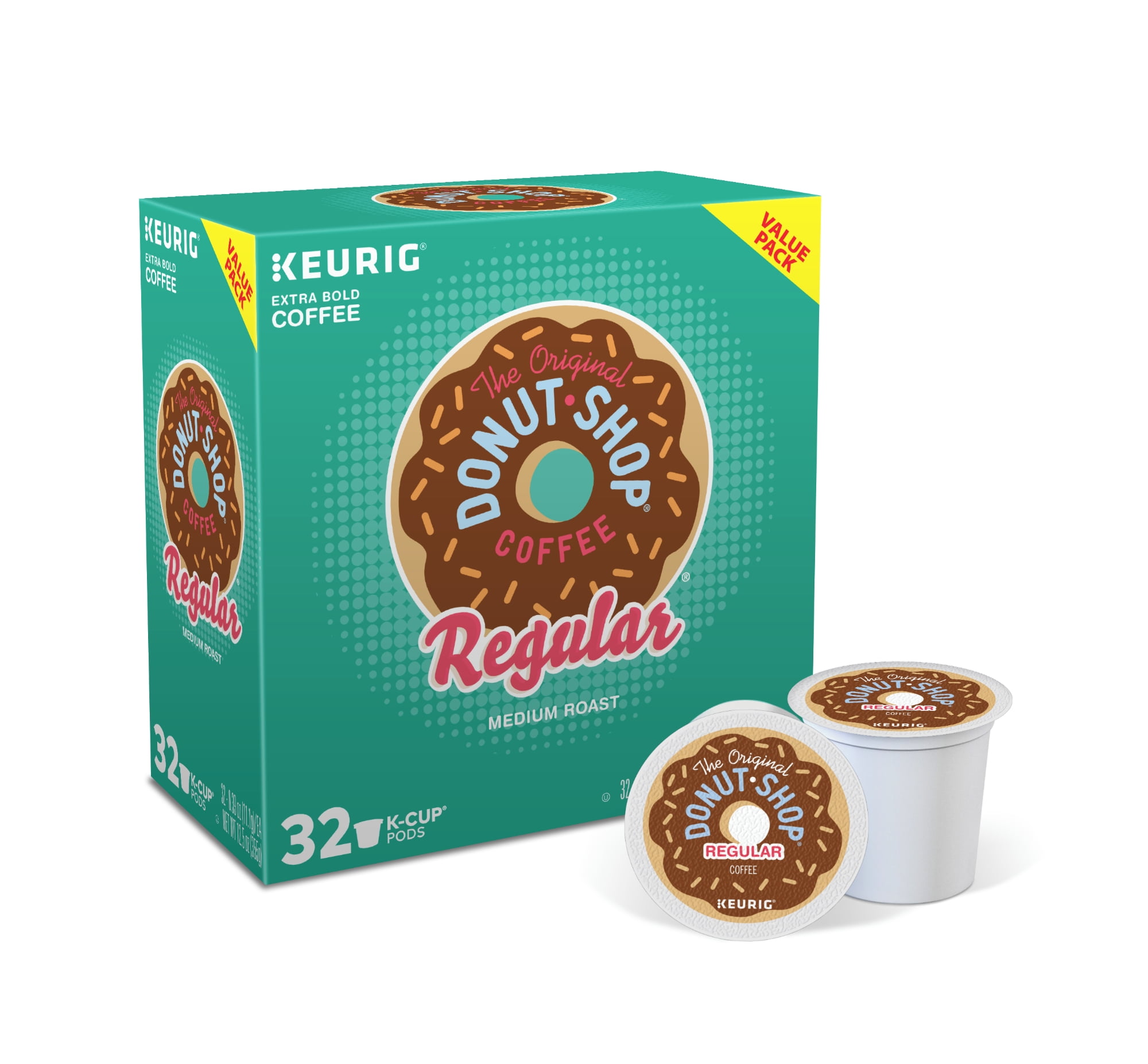 The Original Donut Shop Regular Coffee Keurig K Cup Pods Medium Roast