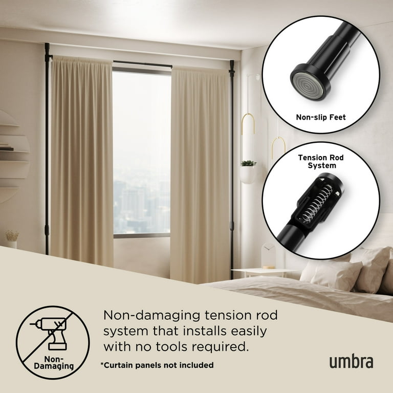 Curtain Rods For Cabinet Divider Amazon.com Room Divider Curtain Rod