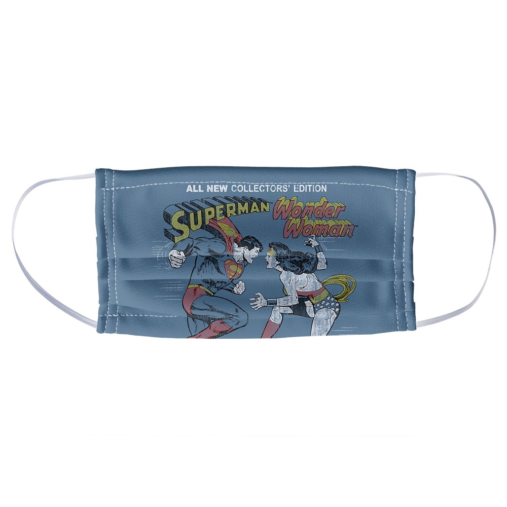 Justice League The Battle 1-Ply Reusable Face Mask Covering, Unisex ...