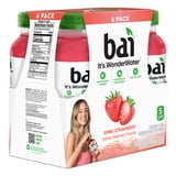 Bai Simbu Strawberry Antioxidant Infused Water Beverage, 14 fl oz, 6 ...