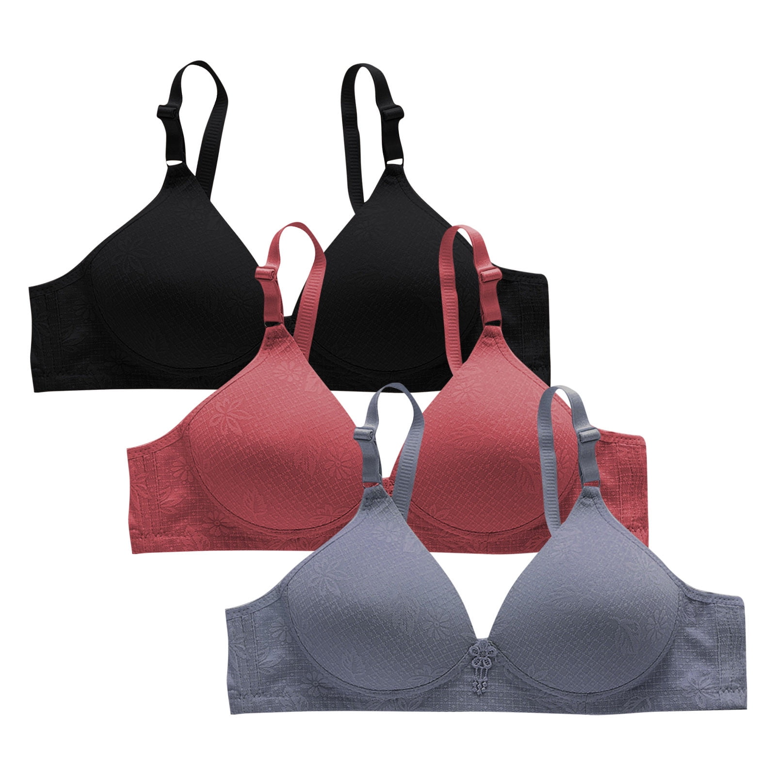 Click here for Tacilip 3 Pack No Underwire Bras  Comfortable Dail... prices