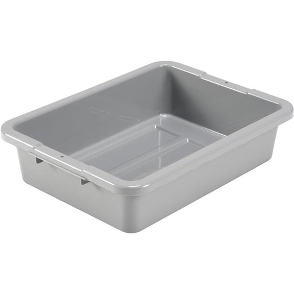 Global Industrial 493681GY NSF Plastic Bus Tub - 20 x 15 x 5 in. - Gray ...