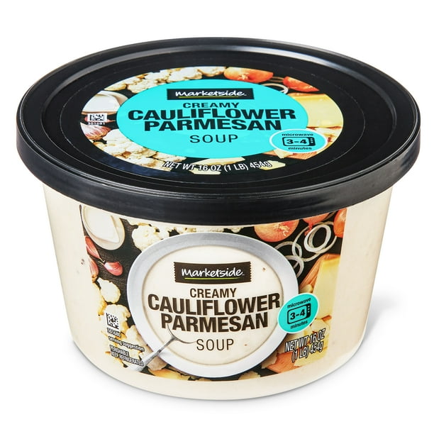 Marketside Creamy Cauliflower Parmesan Soup - Fresh Deli Soup, 16 oz ...