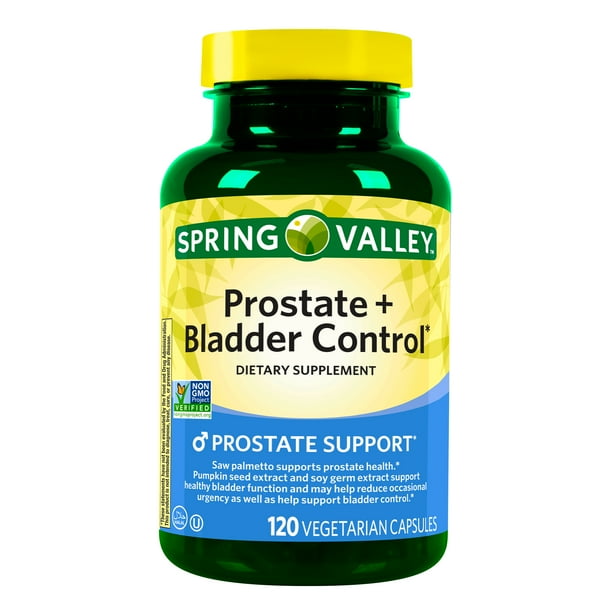 Spring Valley Prostate + Bladder Control Dietary Supplement, 120 ...