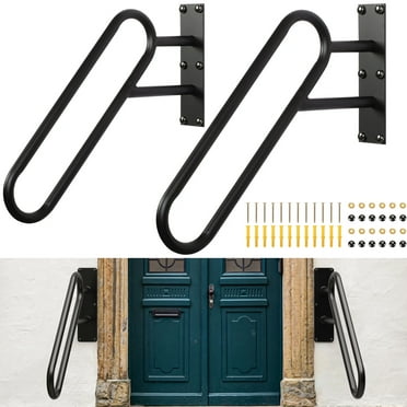 2 Pack Steel Stair Riser,Step Stair Stringer,Metal Stair Step Riser for ...