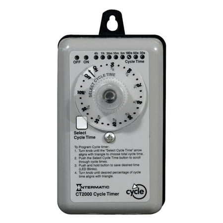 Intermatic 12436 - 120/240 volt Percentage Cycle Timer (CT2000 ...