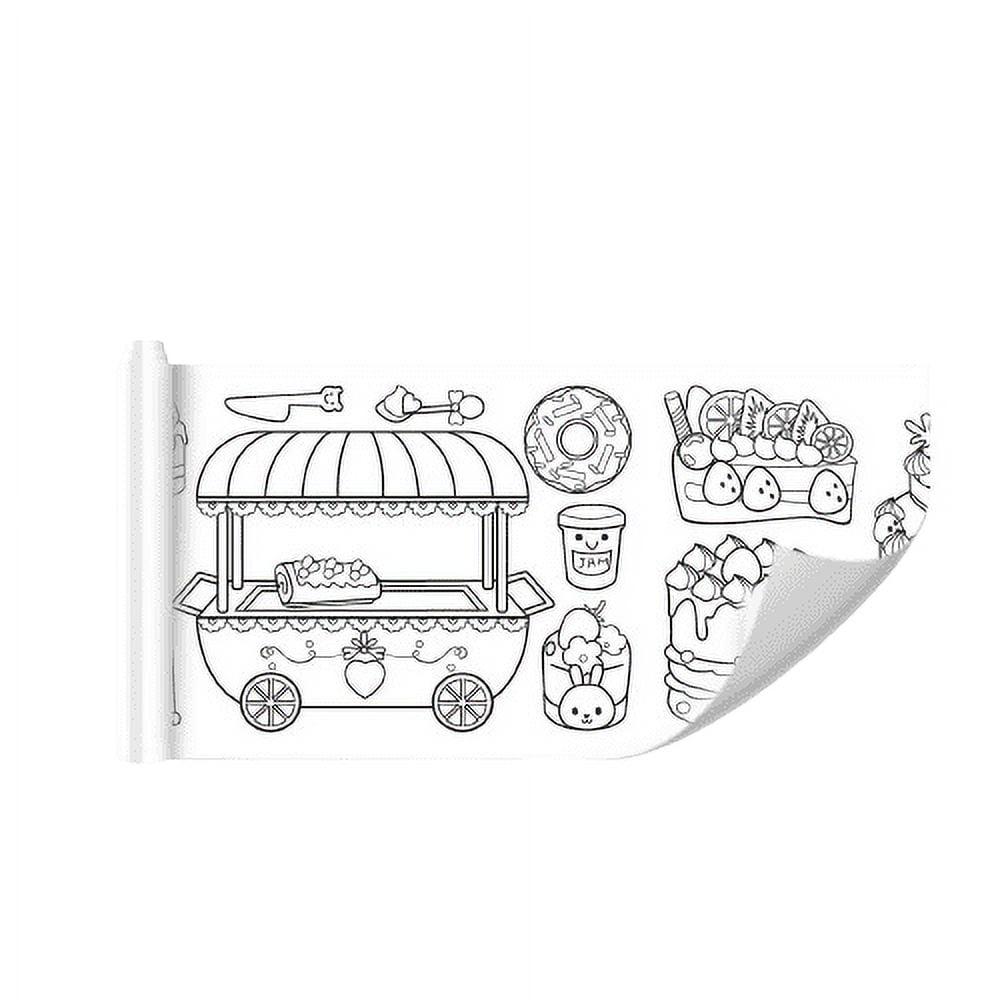 hengsof Jumbo Mandala Coloring Poster Giant Flower Color-in Paper ...