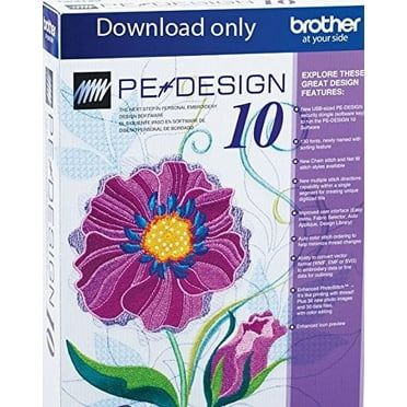 Brother PED-Basic Software with USB Card for Downloading Embroidery ...