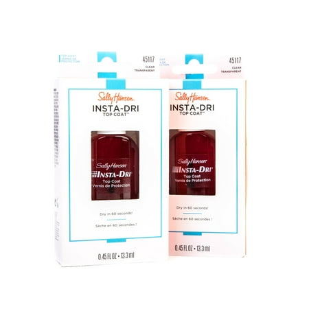 Sally Hansen® Insta-Dry Top Coat, Pack of 2 Bottles, .45fl oz Each ...