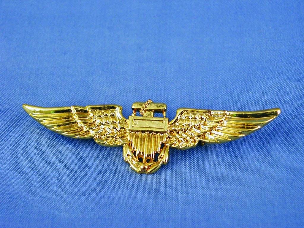 Aviator Pilot Costume Accessory Pin - Gold - Walmart.com