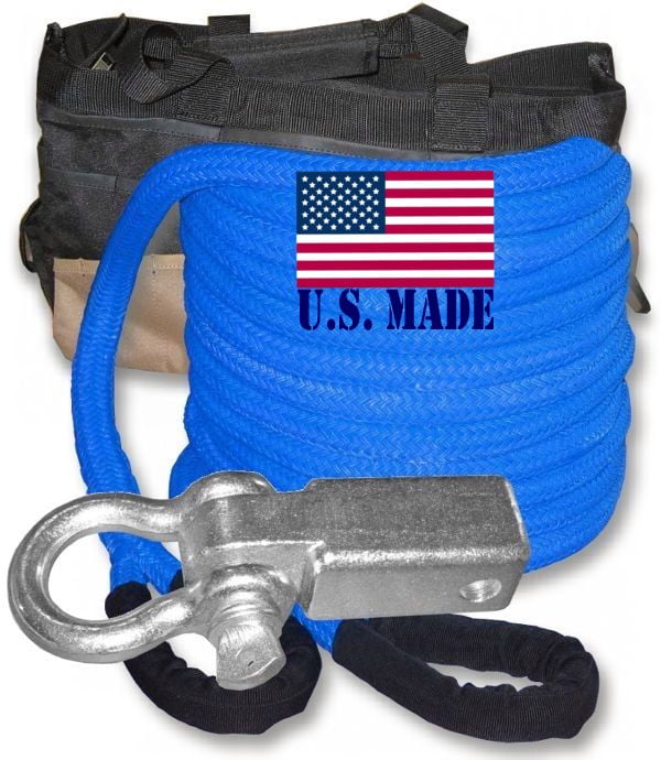 (4x4 RECOVERY) U.S. made PolyGuard Coated Kinetic Recovery Snatch ROPE ...
