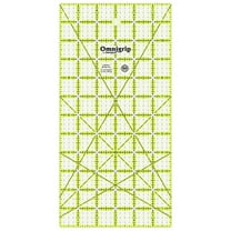 Omnigrid Neon Omnigrip 6" x 12" Quilting Ruler, Non-Slip Acrylic, for ...