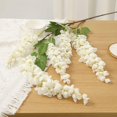 4pcs 47.2-inch Artificial Fake Wisteria Hanging Flower Garland Silk ...