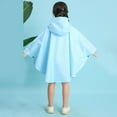 AJIWYH Rain Pants Toddler,Kids Boys Girls Hooded Poncho Raincoat,Kids Ponchos Sky Blue,3-5 Years ...
