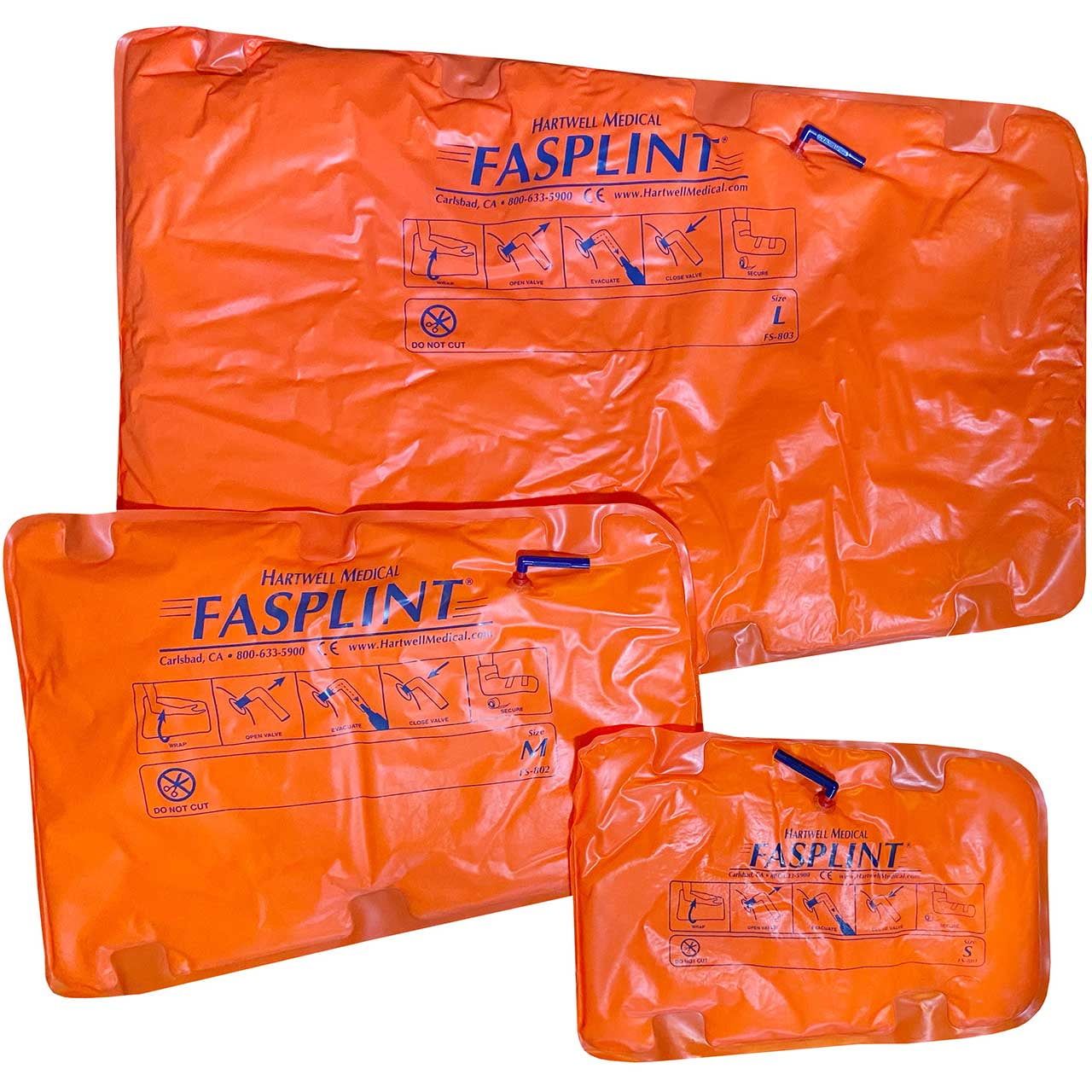 FASPLINT® Vacuum Splints, Medium (27.5" H x 20" W) - Walmart.com