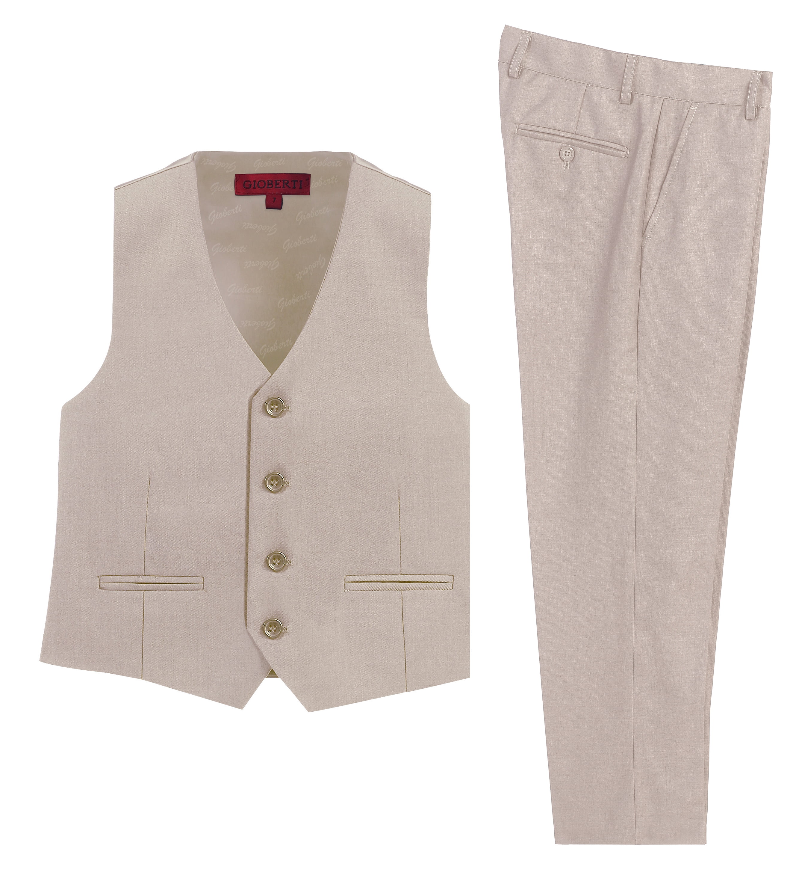 Gioberti 2 Piece Toddlers Kids Boys Formal Vest and Pants Set - Walmart.com