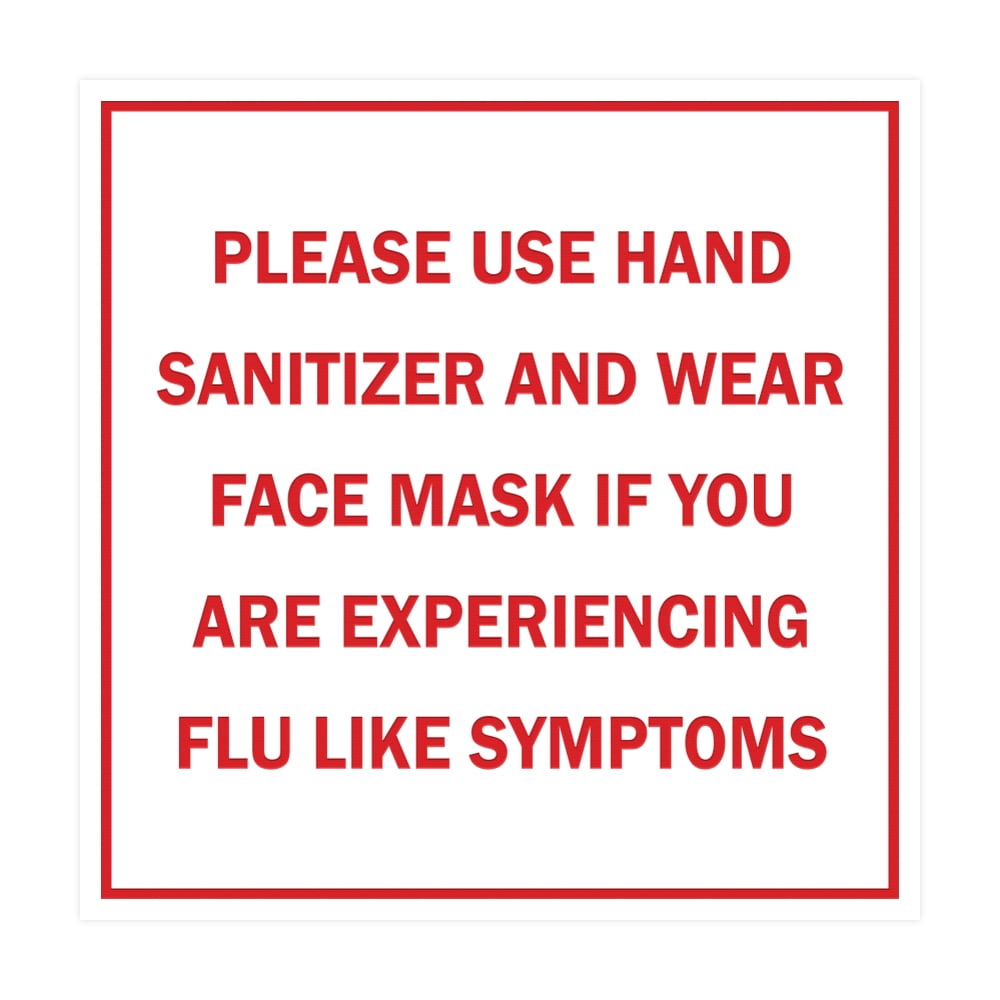 Square Please Use Hand Sanitizer and Wear Face Mask If You Are ...