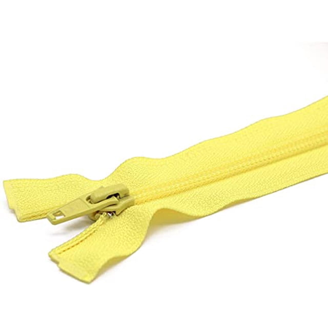 #5 Nylon Coil Light Yellow YKK Jacket Separating Medium Weight Zippers ...