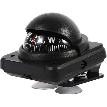 Portable Car Compass, Multi-Function Outdoor Dash Compass Car Dashboard ...