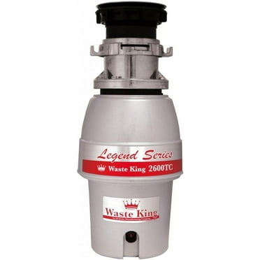 2 X Waste King L-2600 Legend Series 1/2 HP Continuous Feed Operation ...