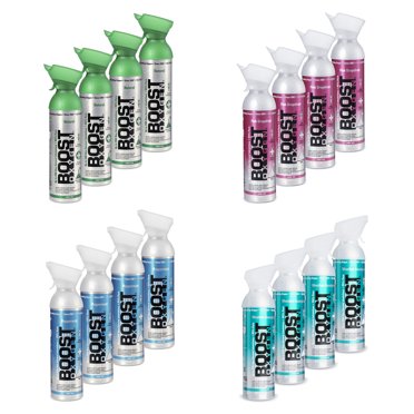 Boost Oxygen Natural Portable 5 Liter Pure Oxygen Canister (8 Pack ...