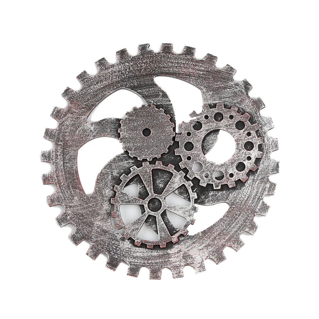 Jygee Wooden Gear Craft Hanging Cog DIY Office Bedroom Store Wall Store ...
