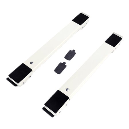 Washing Machine Bracket Wheel Adjustable Universal Roller Bracket White ...