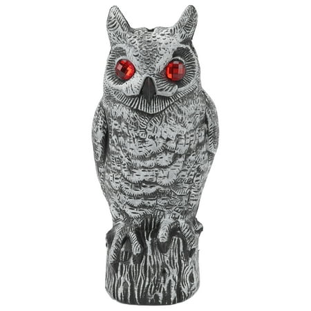 Solar Powered Owl Glowing Eyes Lifelike Appearance Waterproof Sun ...