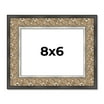 25x20 Frame Brushed Silver Solid Wood Picture Frame | 0.75 Inch ...