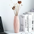 WAXIAYU Pink Plastic Flower Vase Unbreakable Centerpiece Tall Living ...
