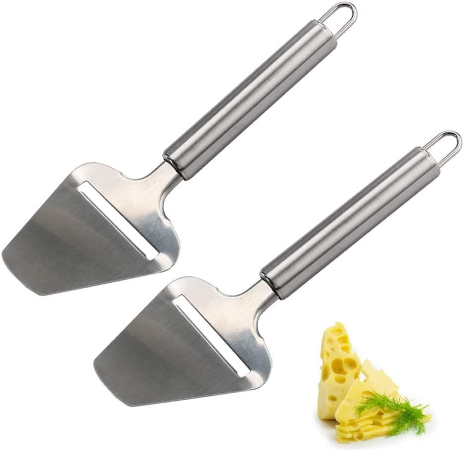 Stainless Steel Hard Cheese Slicer, 2 Pcs Cheese Scraper, 22 cm, Cheese ...
