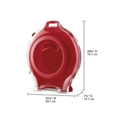 Sterilite Plastic Christmas Wreath Storage Container, Red - Walmart.com