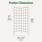 Two Panel Folding Trellis - Walmart.com