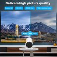 Mini Portable Projector, Support 4K 1080P with Dual-Band WIFI6 5G ...