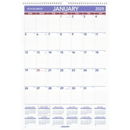 AT-A-GLANCE 2024 Daily Wall Calendar Refill, Large 8.5 x 8, for Today ...