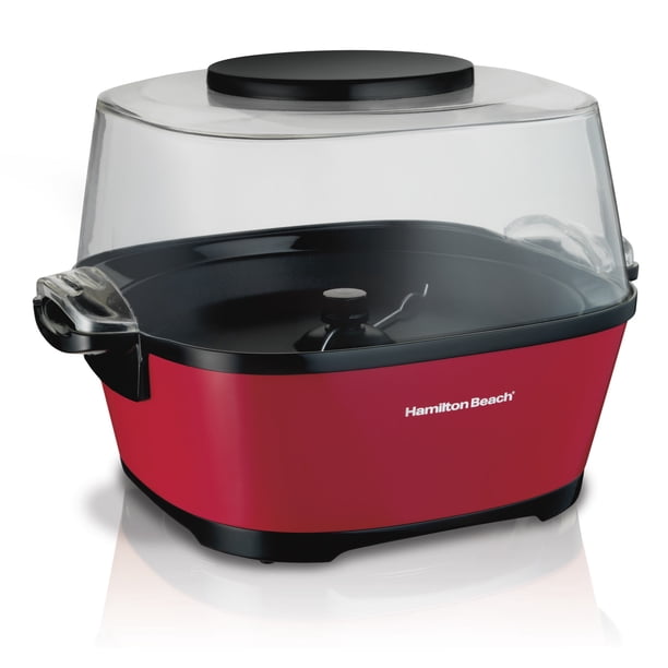 Hamilton Beach Electric Hot Oil Popcorn Popper, Healthy Snack Maker, 24 ...