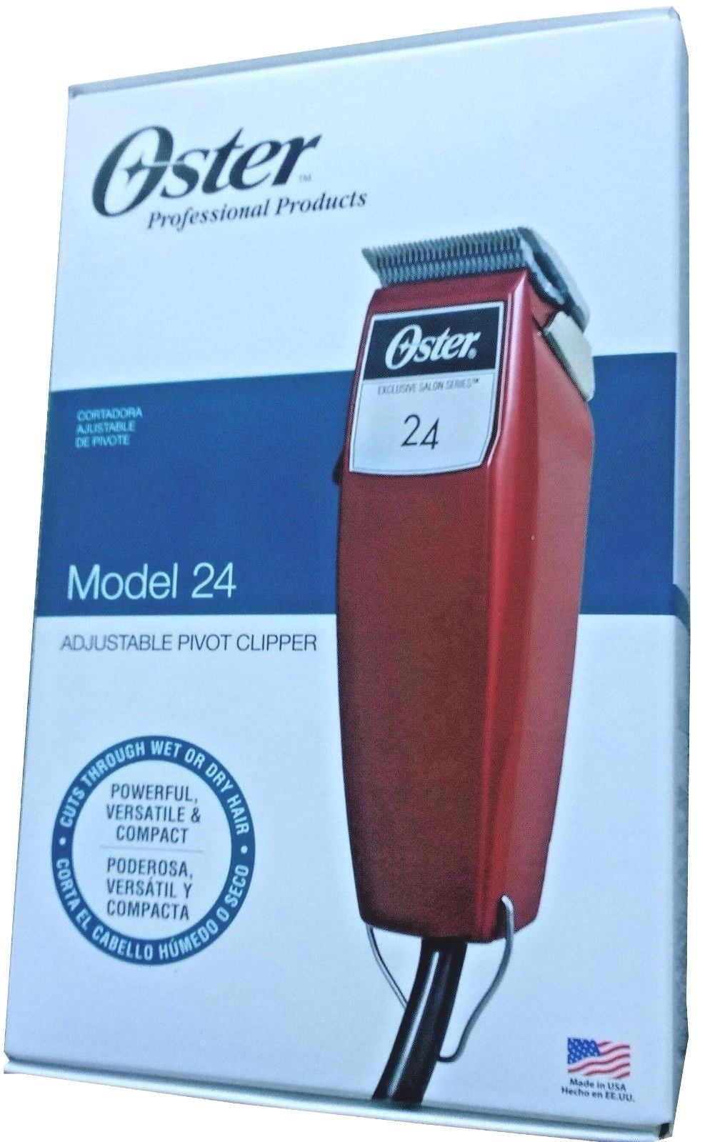 Oster 220v Deluxe Model 24 Pivot Clipper Adjustable Blade 24-51 ...
