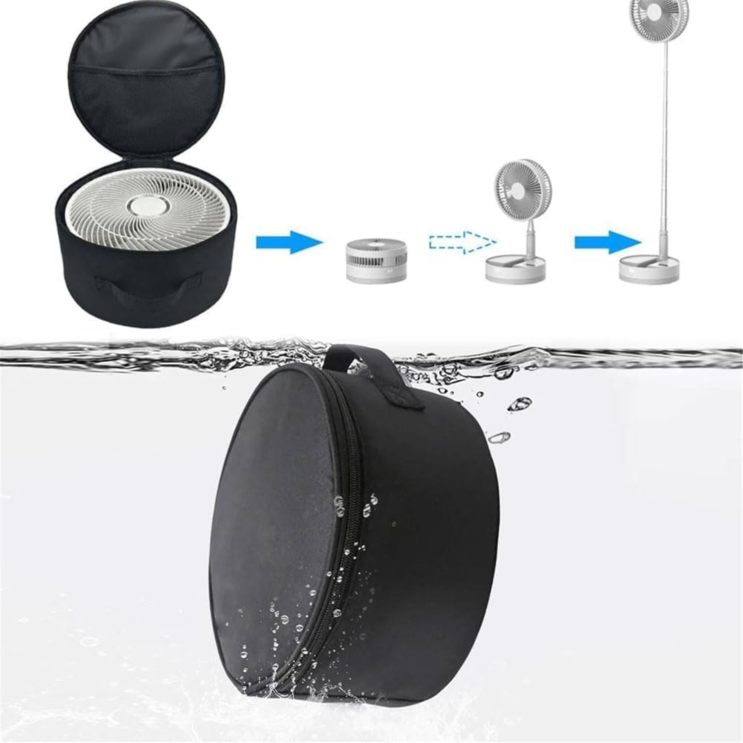 Click here for ‌easygou Portable Fan With Case  Foldable Fan Bag... prices