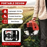 Miumaeov 2-Stroke 40.2CC 1 Inch Gas-Powered Water Transfer Pump Semi ...