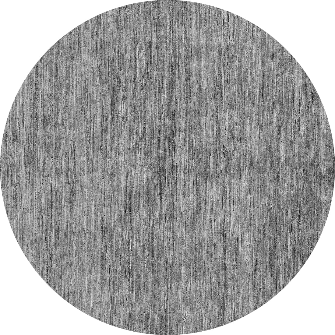 Ahgly Company Indoor Round Abstract Gray Modern Area Rugs, 8' Round ...
