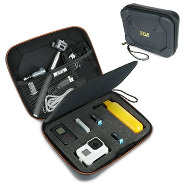 USA Gear Quick Access DSLR Hard Shell Camera Case (Galaxy) with Molded ...