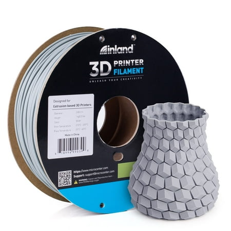 Inland PLA 3D Printer Filament 2.85mm - Dimensional Accuracy +/- 0.03mm ...