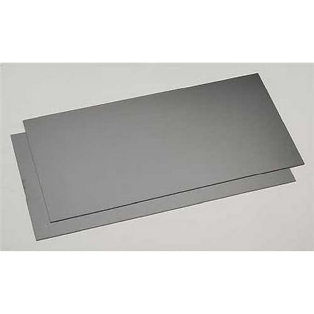 Evergreen Scale Models Black Styrene Sheets .03x6x12 2 EVG9514 Plastic ...