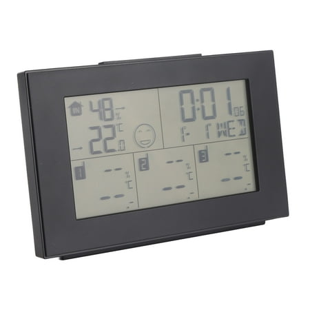 Weather Monitor Clock,Weather Clock 3 Channel Weather Forecast Clock ...