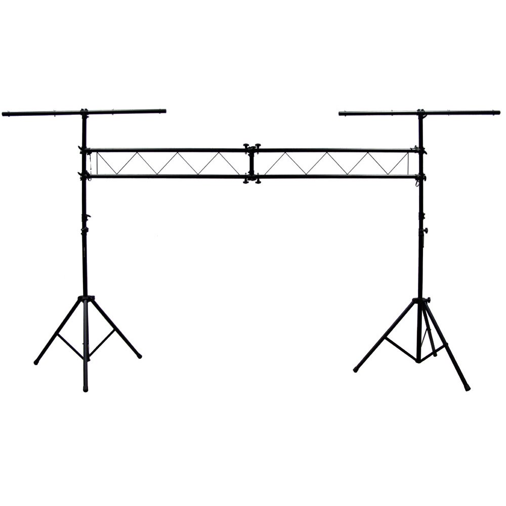 Pro Audio DJ Portable Light Lighting Fixture T Bar Stands 10Ft Truss ...