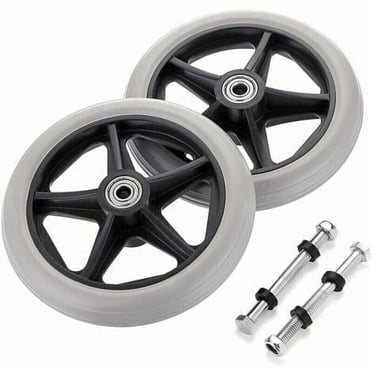 Drive Medical Walker Wheels with Two Sets of Rear Glides, for Use with ...