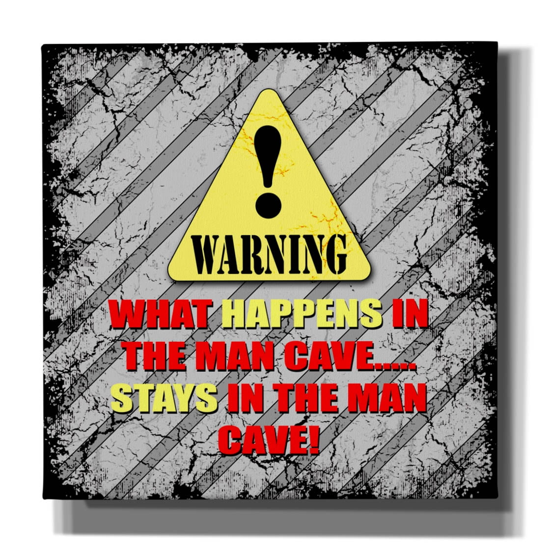 Epic Graffiti 'Warning Man Cave What Happens Stays' by Lightbox Journal ...