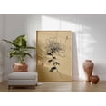 Affixzi Minimalist Japanese Chrysanthemum Art Print - Traditional Asian ...