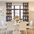 Cartoon Animal Sheer Curtains for Living Room Bedroom, Lion Tiger ...